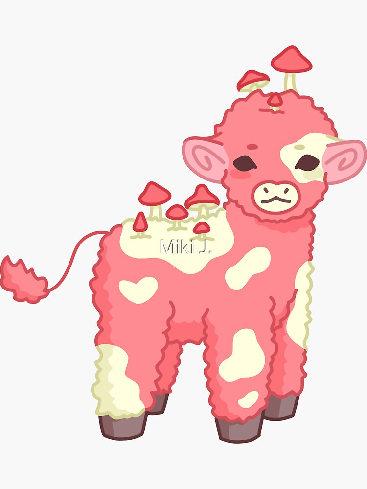 "Mooshroom " Sticker for Sale by InkLynxXx | Redbubble