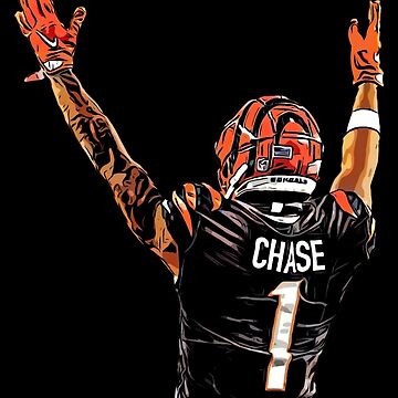 "JAMARR CHASE" Sticker for Sale by RB941 | Redbubble