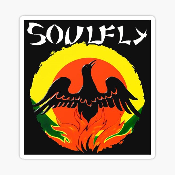 "soulfly - logo" Sticker for Sale by FANSROCK | Redbubble