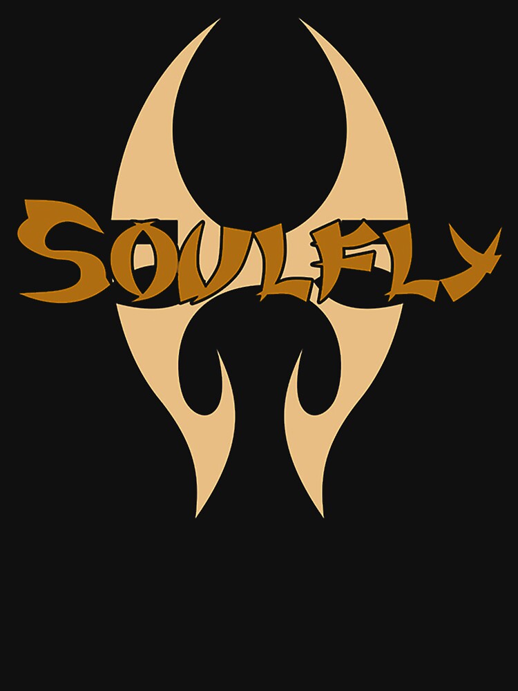 "soulfly - logo" T-shirt for Sale by FANSROCK | Redbubble | soulfly ...