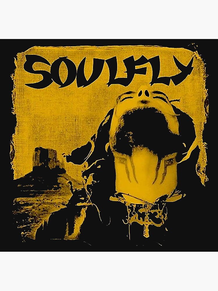 "soulfly - logo" Sticker by FANSROCK | Redbubble