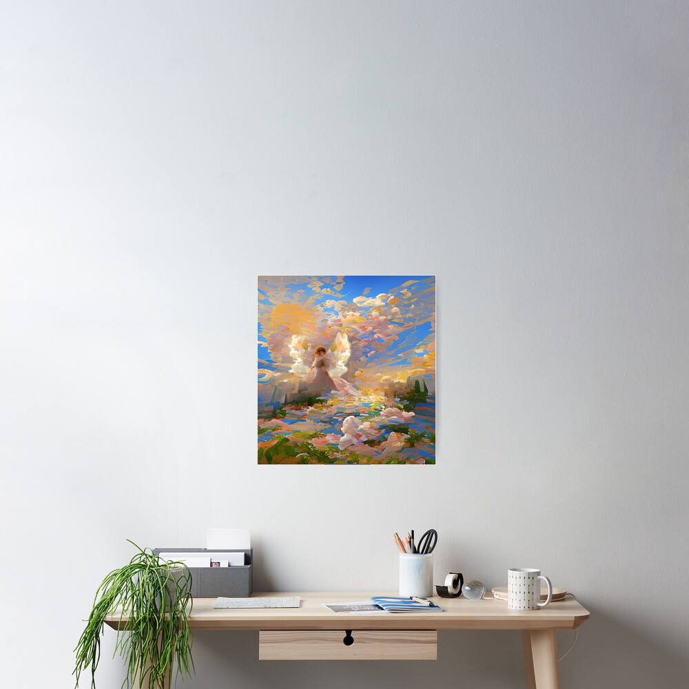 "Art - Visions of Heaven" Poster for Sale by CattlettArt | Redbubble