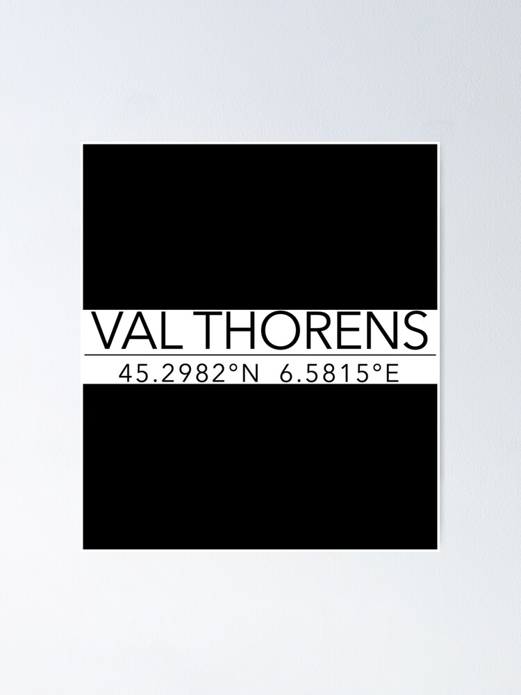 "Val Thorens Sticker" Poster for Sale by dangekend7 | Redbubble