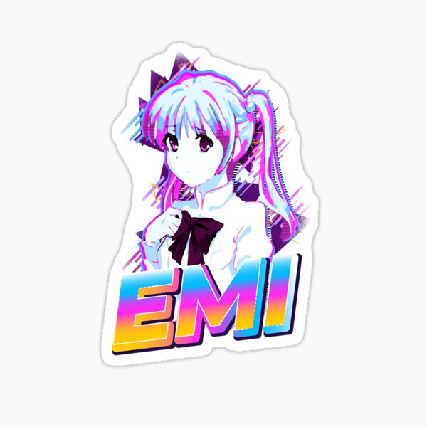 "Emi Ibarazaki Retro Aesthetic Cute Graphic Gifts" Sticker for Sale by ...