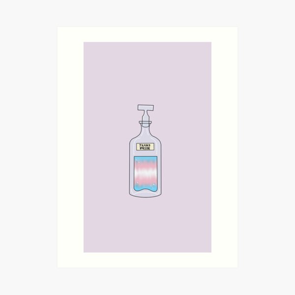 Pride Potions Transgender Art Print For Sale By Lexi The Nerd