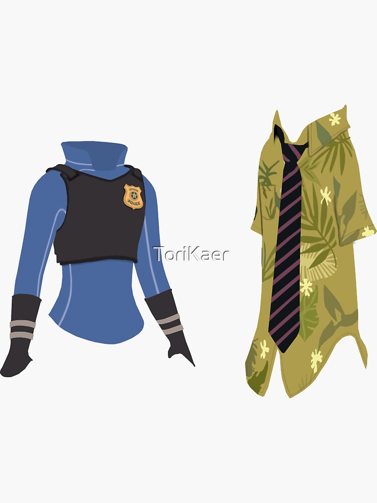 "Hopps and Wilde" Sticker by ToriKaer | Redbubble