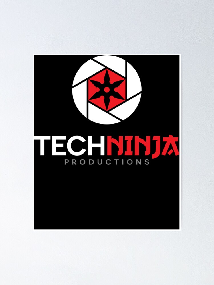 Póster «Logotipo de Tech Ninja en el reverso» de AlveraJast | Redbubble
