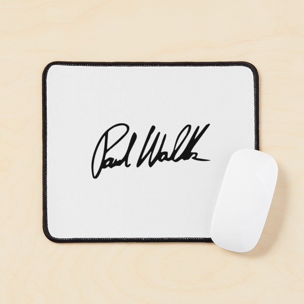 "Paul Walker Signature Memorial " Sticker for Sale by BJMVintageArts ...