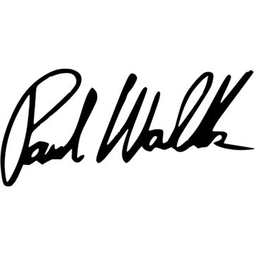 "Paul Walker Signature Memorial " Sticker for Sale by BJMVintageArts ...