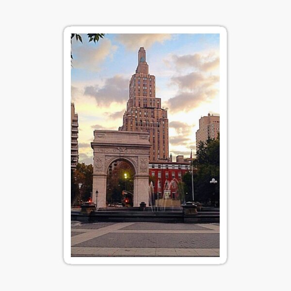 "Washington Square Arch, NYC" Sticker by ArtistryOfJozi | Redbubble