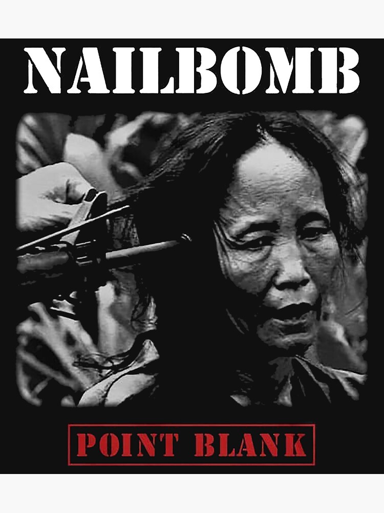 "nailbomb - logo" Sticker by lgraingecn | Redbubble