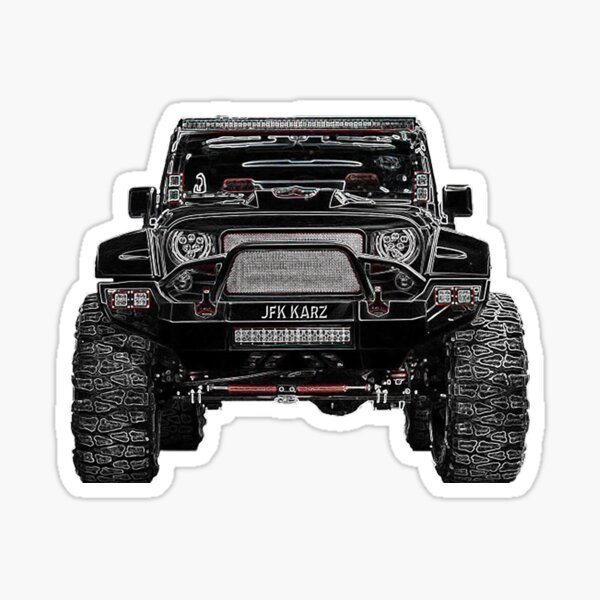"Jeep Wrangler Jeep Wrangler Sport Front View" Sticker by ...