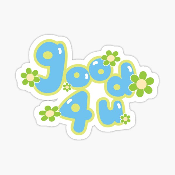 "good 4 u" Sticker by veenx2020 | Redbubble