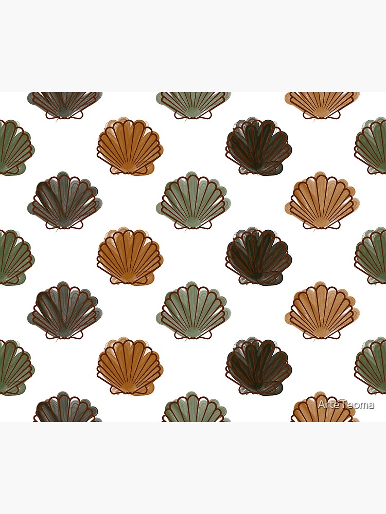 "Birth of Venus Shell Pattern (White)" Sticker for Sale by ArteTeoma ...