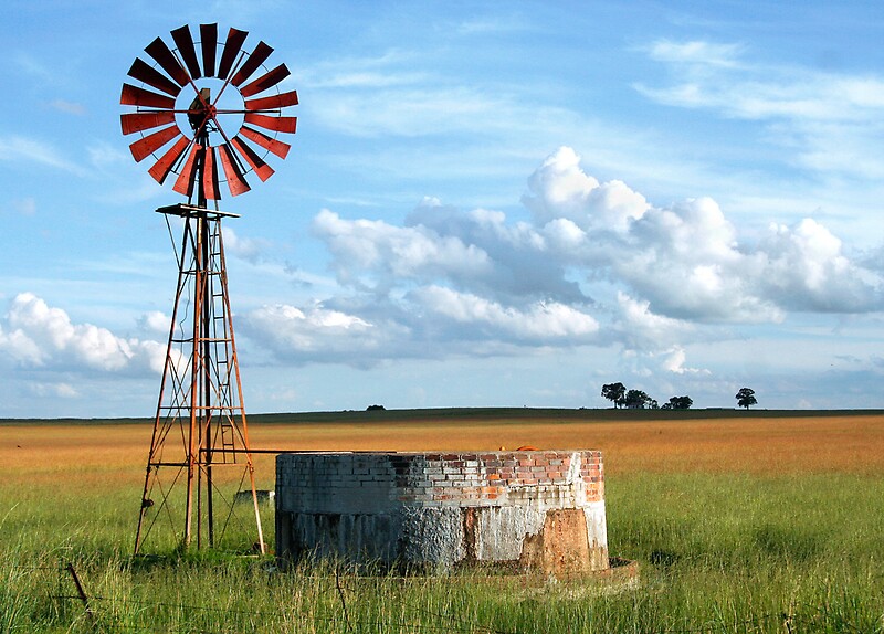 "Wind Pump" by robjbez | Redbubble