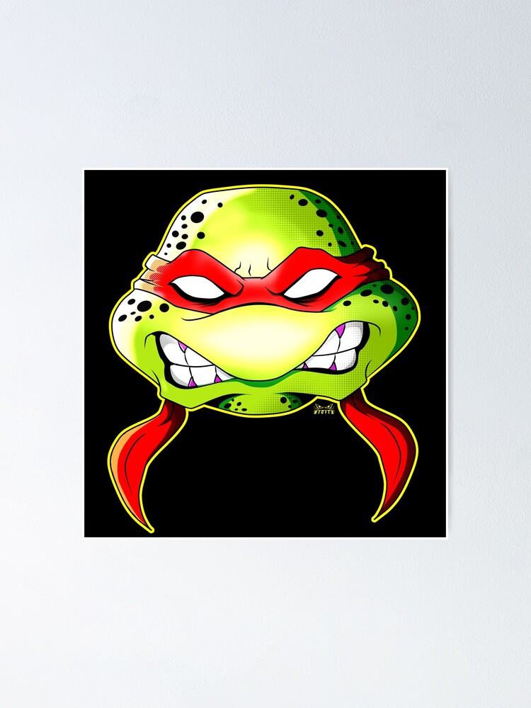 Red Ninja Turtle Face Printable
