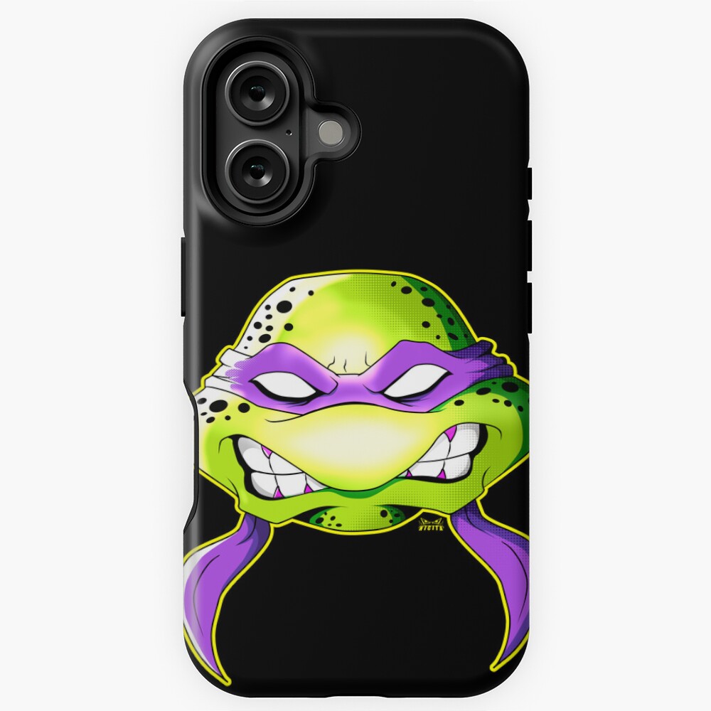 "Angry Purple Ninja Turtle Donnie" Sticker for Sale by nicitadesigns ...