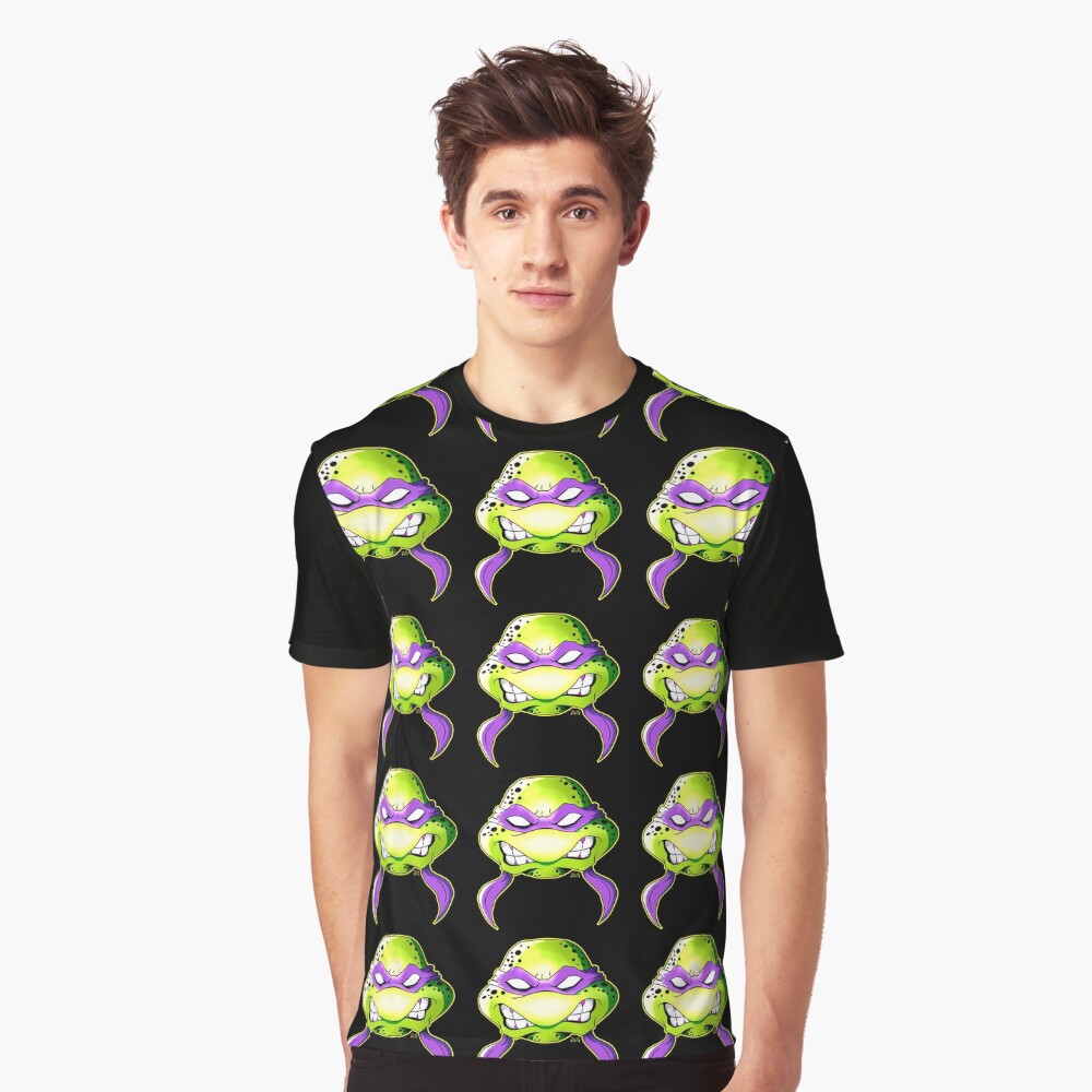 "Angry Purple Ninja Turtle Donnie" Sticker for Sale by nicitadesigns ...