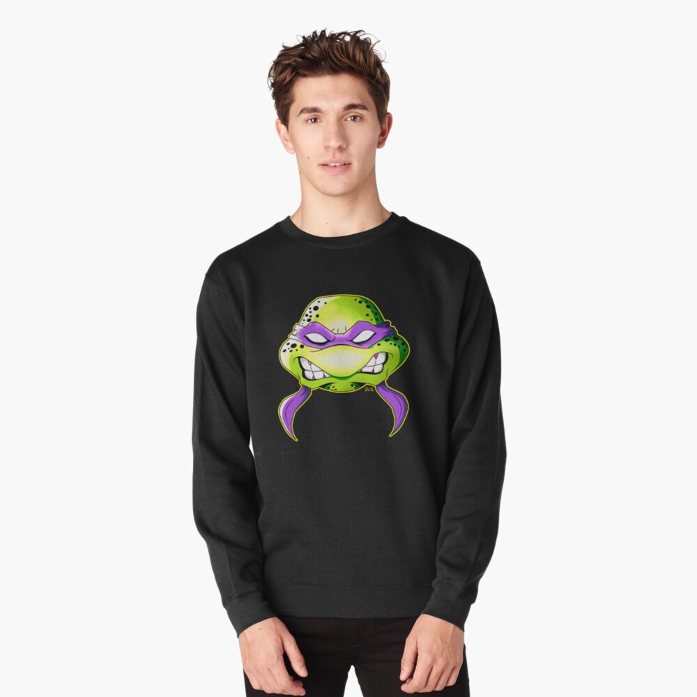 "Angry Purple Ninja Turtle Donnie" Sticker for Sale by nicitadesigns ...