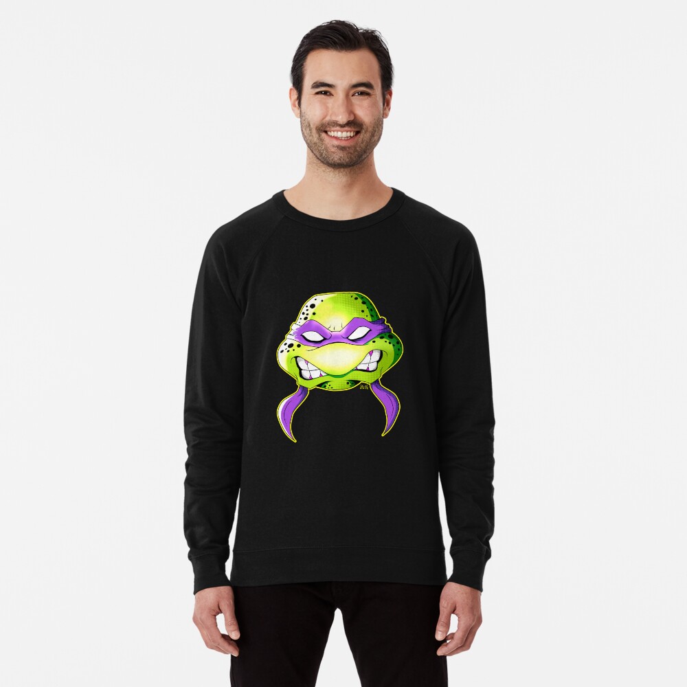 "Angry Purple Ninja Turtle Donnie" Sticker for Sale by nicitadesigns ...