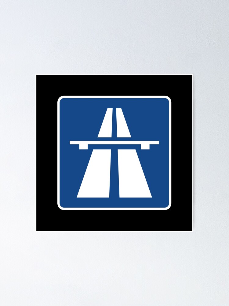 "Autobahn" Poster for Sale by HoyaidGift | Redbubble