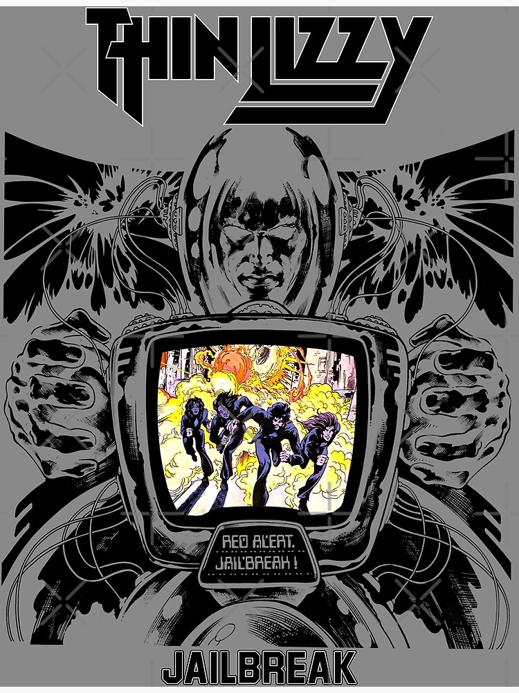 "Jailbreak - Classic Old School Hard Rock Heavy Metal" Poster for Sale ...