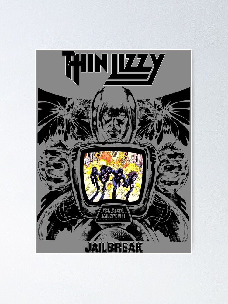 "Jailbreak - Classic Old School Hard Rock Heavy Metal" Poster for Sale ...