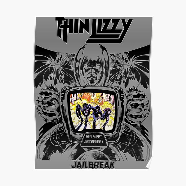"Jailbreak - Classic Old School Hard Rock Heavy Metal" Poster for Sale ...
