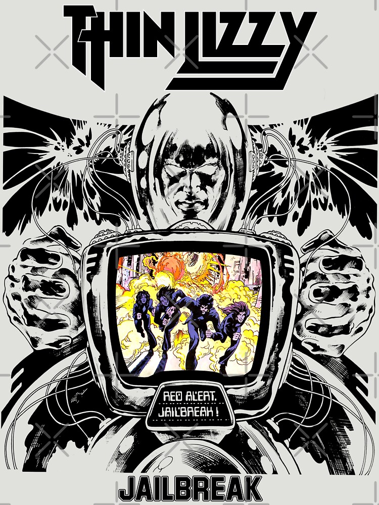 "Jailbreak - Classic Old School Hard Rock Heavy Metal" T-shirt for Sale ...