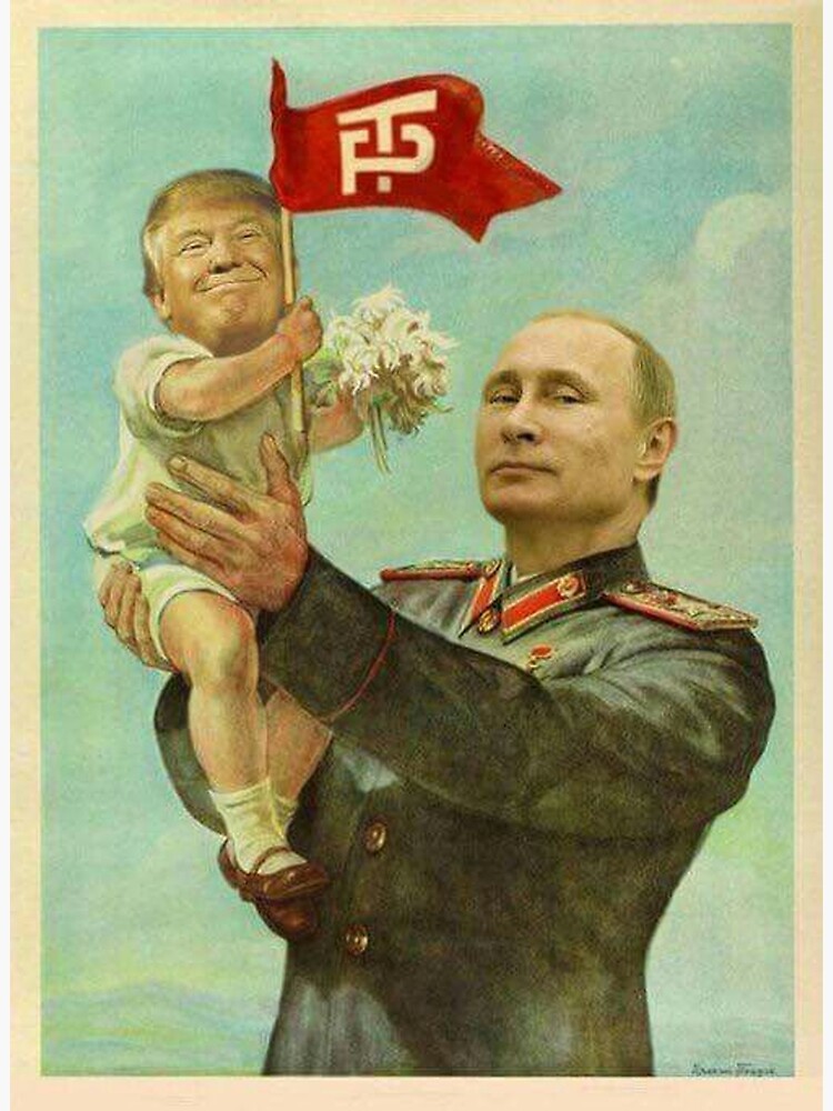 "PUTIN WITH BABY TRUMP" Poster for Sale by lombokrawitz | Redbubble