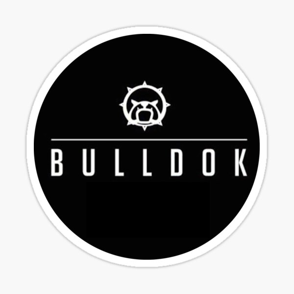 "Bulldok - Logo" Sticker by bballcourt | Redbubble