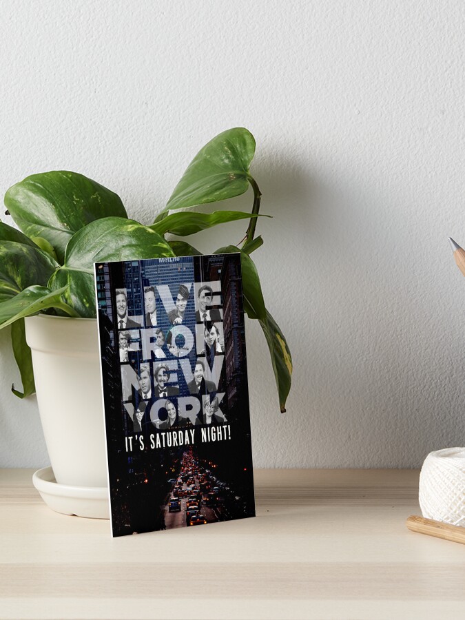 "Live From New York, Saturday Night Live" Art Board Print for Sale by ...