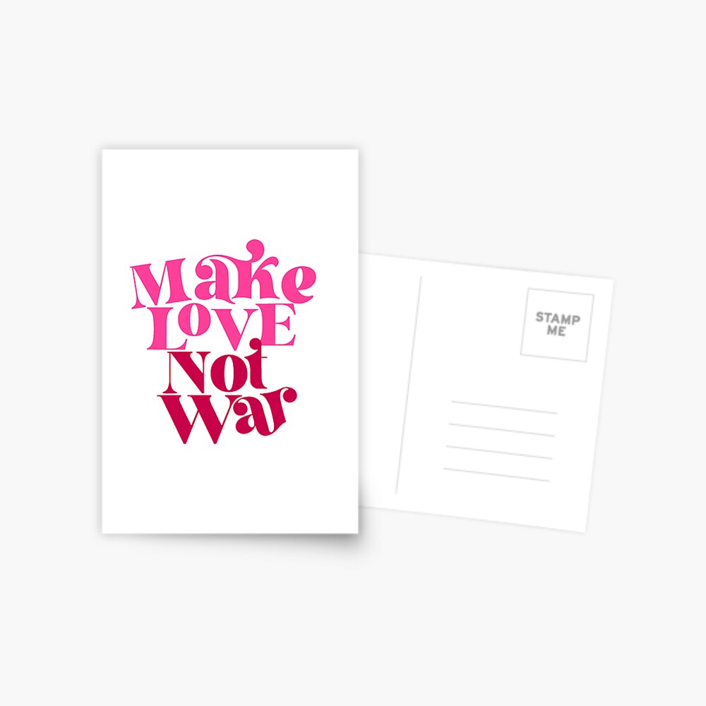 "Make Love, Not War" Sticker for Sale by crescenteclipse | Redbubble