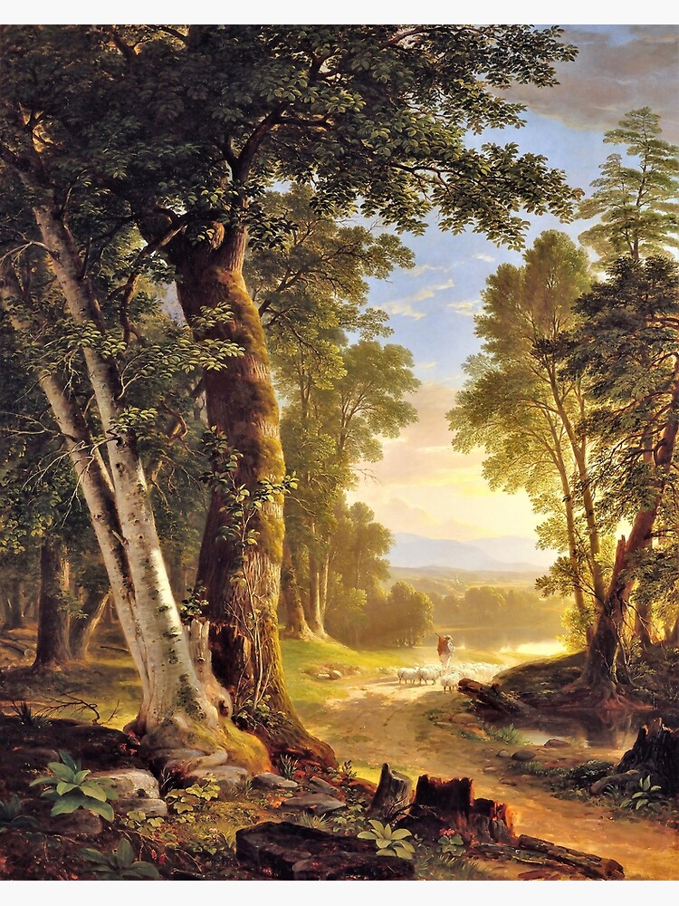 "The Beeches Asher Brown Durand" Art Print by zeendo | Redbubble