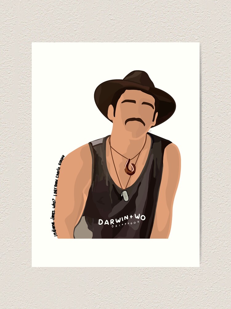 "Vintage Retro Galápagos Charlie Cool Fan Art 90S Poster 146 Tee" Art ...