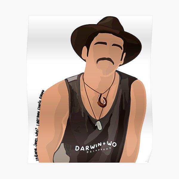 "Vintage Retro Galápagos Charlie Cool Fan Art 90S Poster 146 Tee ...