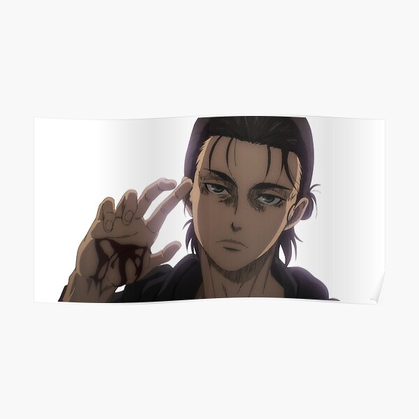 "Eren Table Scene" Poster for Sale by HaruKafe | Redbubble