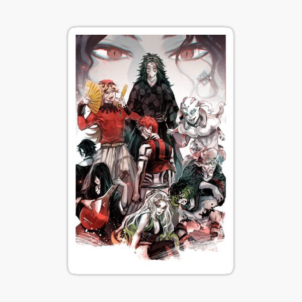 "Muzan with upper moons Classic ." Sticker for Sale by ElgaAmato ...