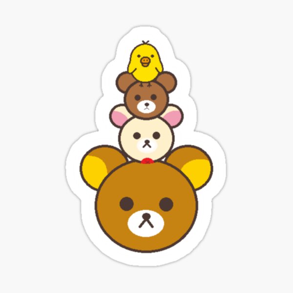 "Rilakkuma and friend " Sticker for Sale by PrinceMousaNo1 | Redbubble