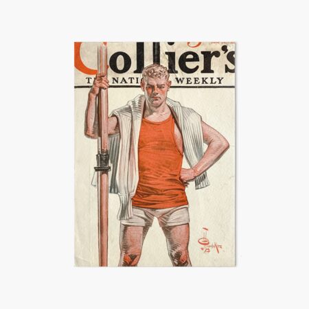 "Red Rowing Team - SNP - Leyendecker" Art Board Print by MmanakediG ...