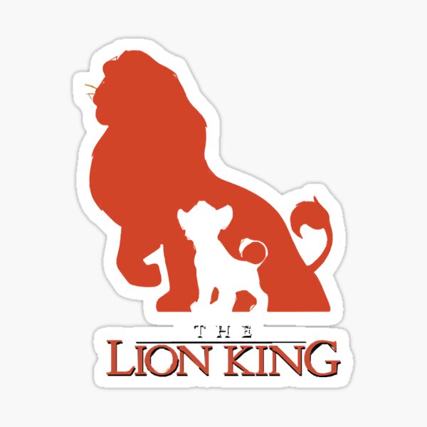 "The Lion King Simba Mufasa Film" Sticker for Sale by dinhbich576 ...