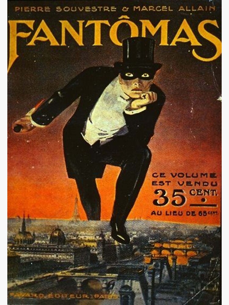 "Fantomas" Poster for Sale by ralplewise | Redbubble