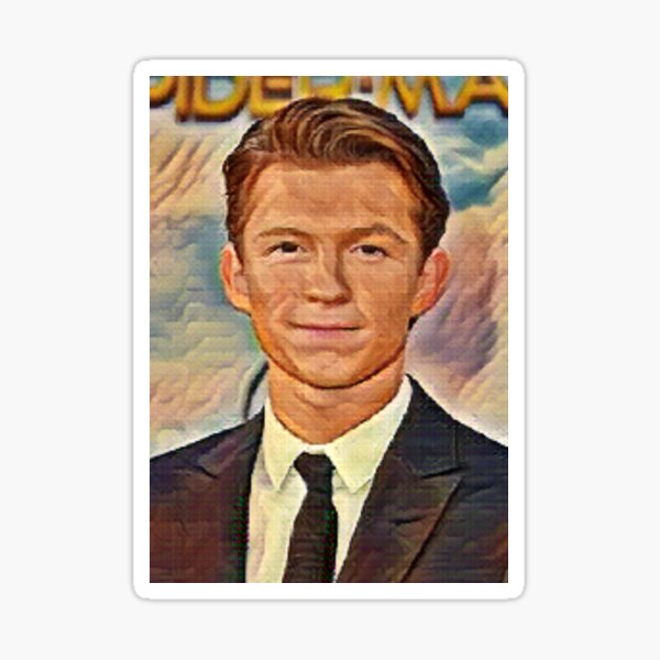 "Tom Holland" Sticker by gabstargabstar | Redbubble