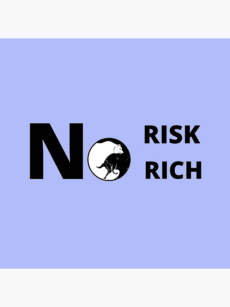 "NO RISK NO RICK" Poster for Sale by BHADRANI-STYLE | Redbubble