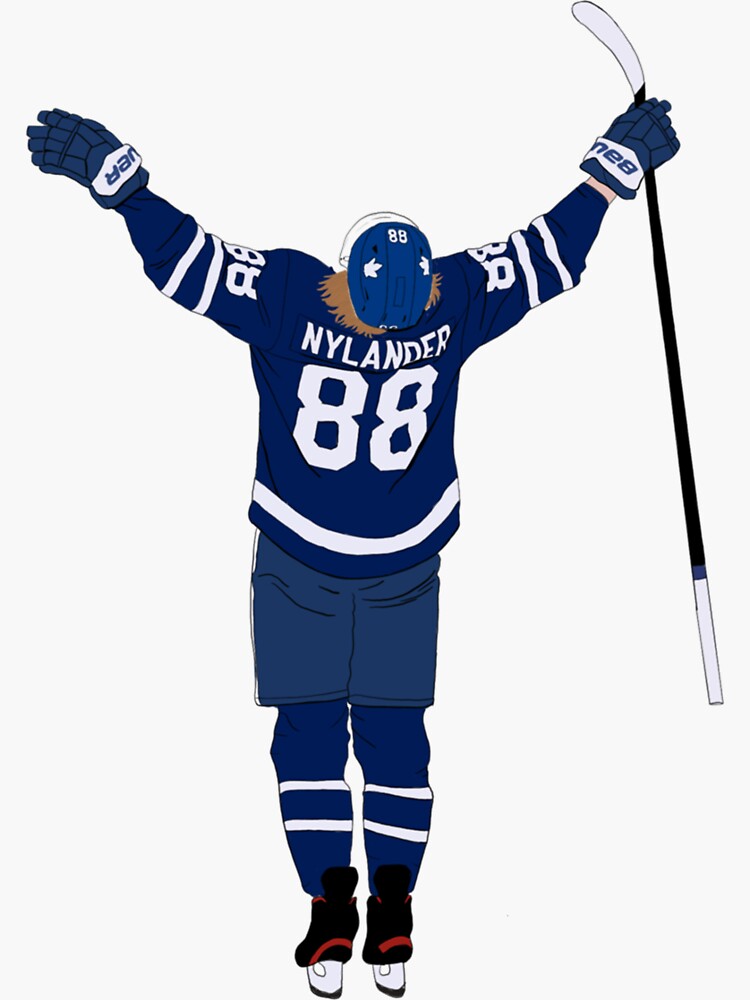 "William Nylander Sticker" Sticker by shawndean9 | Redbubble