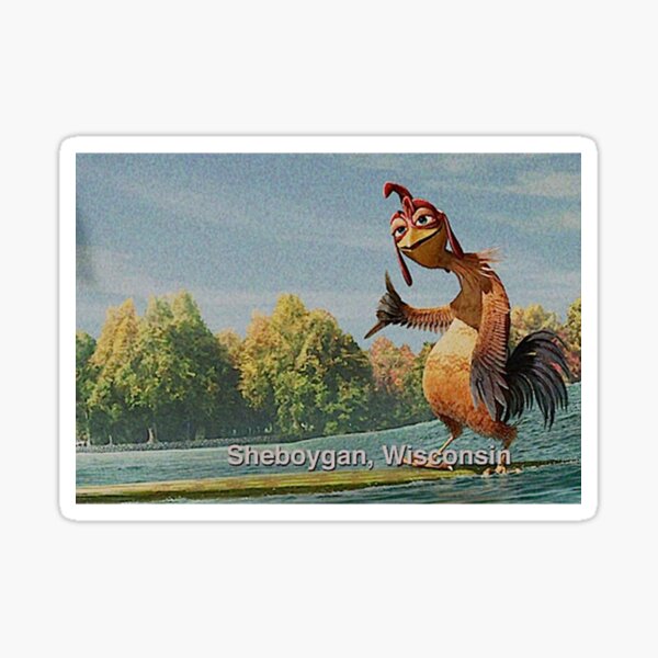 "Chicken Joe yellow edition T-Shirt" Sticker for Sale by MeggieLeffler ...