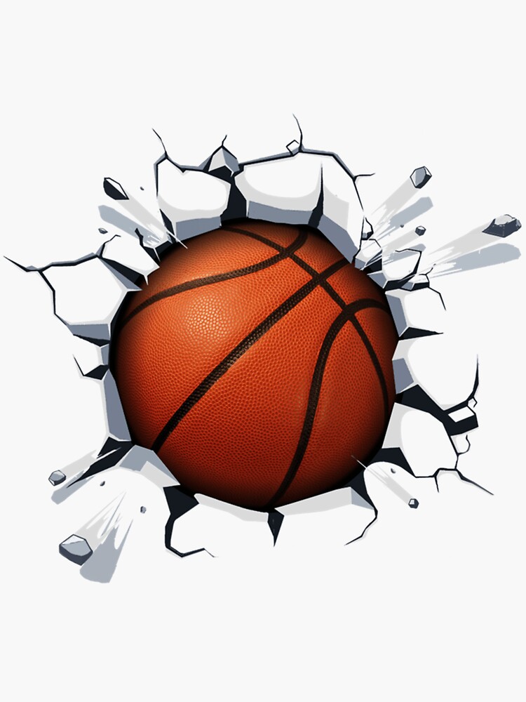 "Basketball Breakout Superstar Classic ." Sticker by PaulAppel | Redbubble