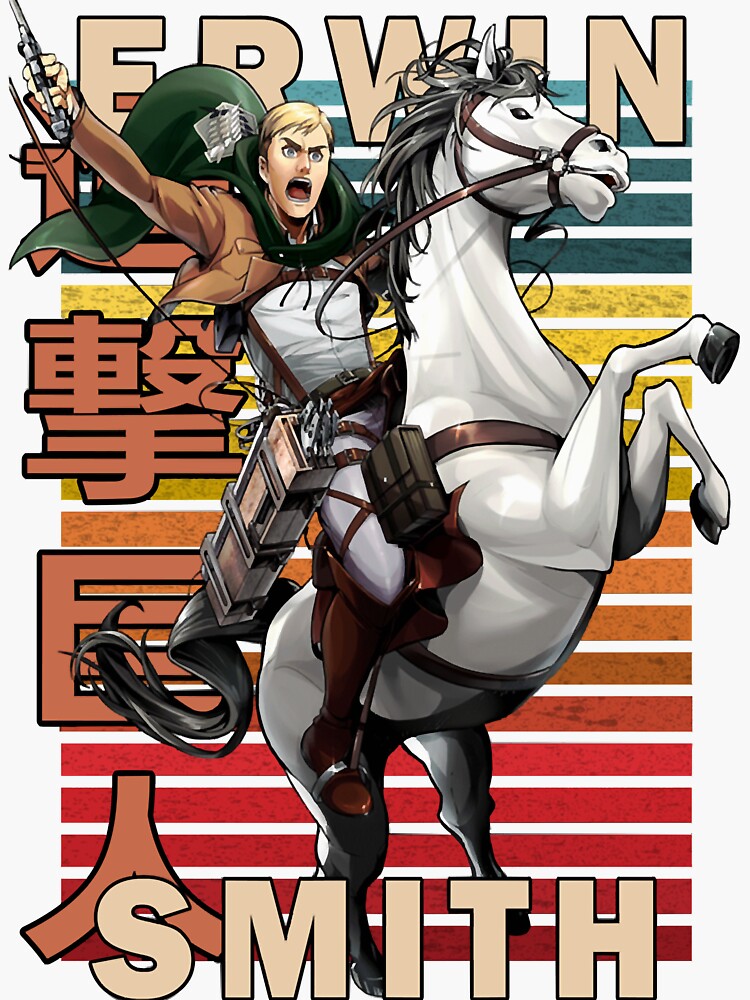 "Erwin Smith Attack On Titan Shingeki No Kyojin Cool Snk Aot Anime ...