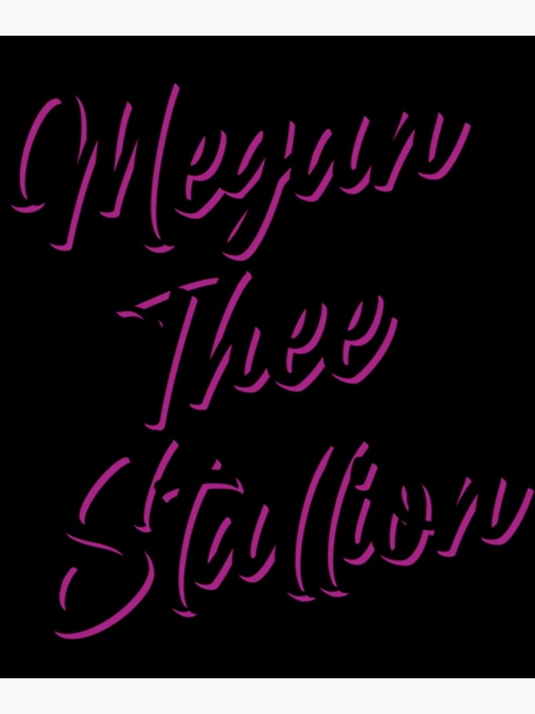 Megan Thee Stallion Sticker Premium Matte Vertical Poster sold by ...