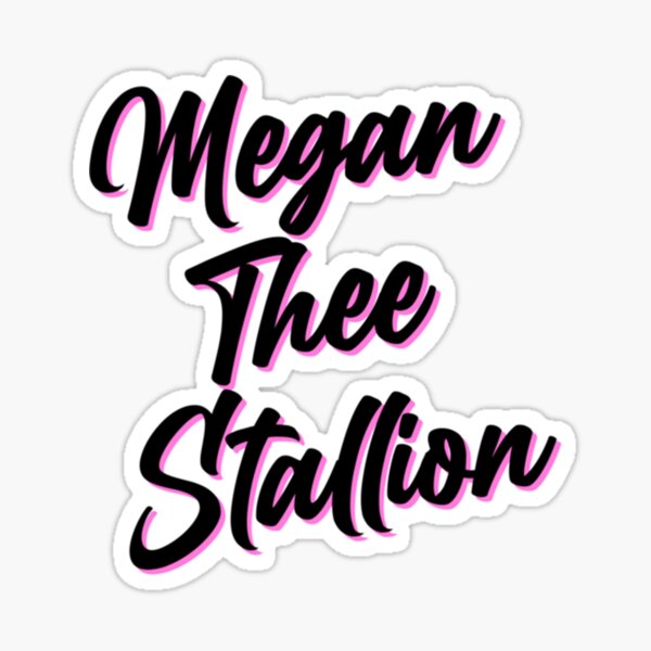 "Megan Thee Stallion Sticker " Sticker by MaciEmi | Redbubble